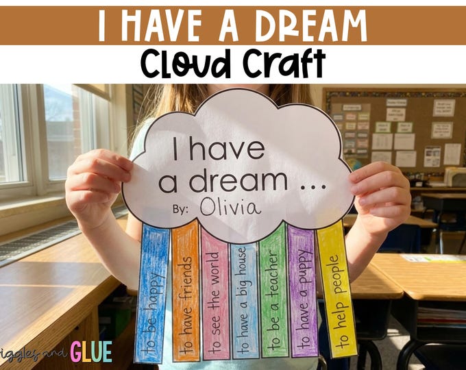 Dr MLK Martin Luther King Jr Day Craft I Have a Dream Could Craft I ...