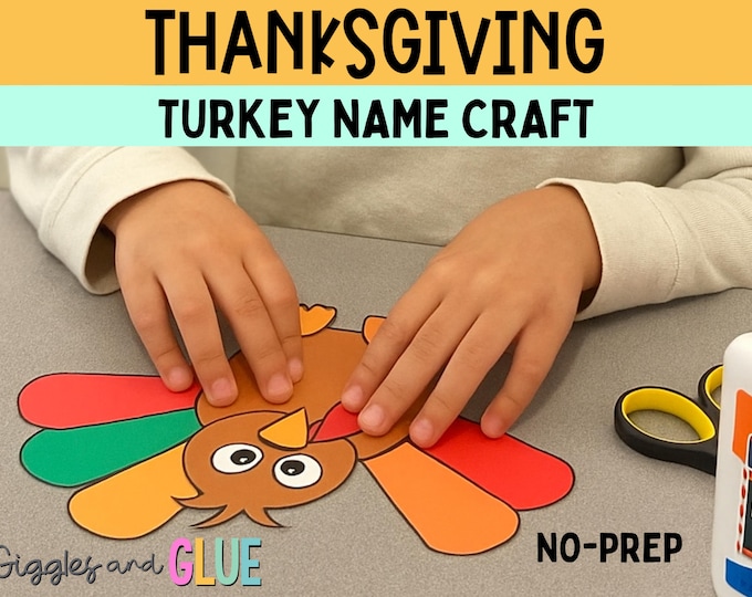 Thanksgiving Turkey Name Craft Activity Turkey Hat Craft Kids Paper ...