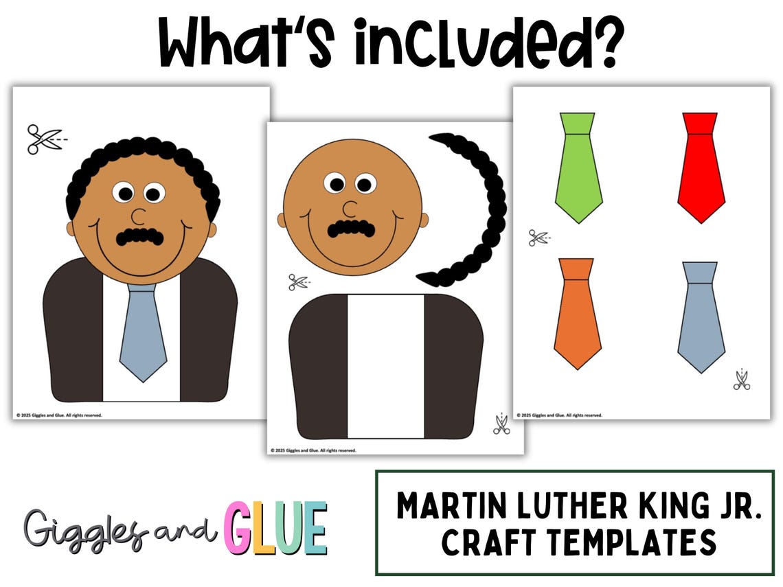 Martin Luther King Jr. Day Classroom Bulletin Board 1st Grade MLK I ...