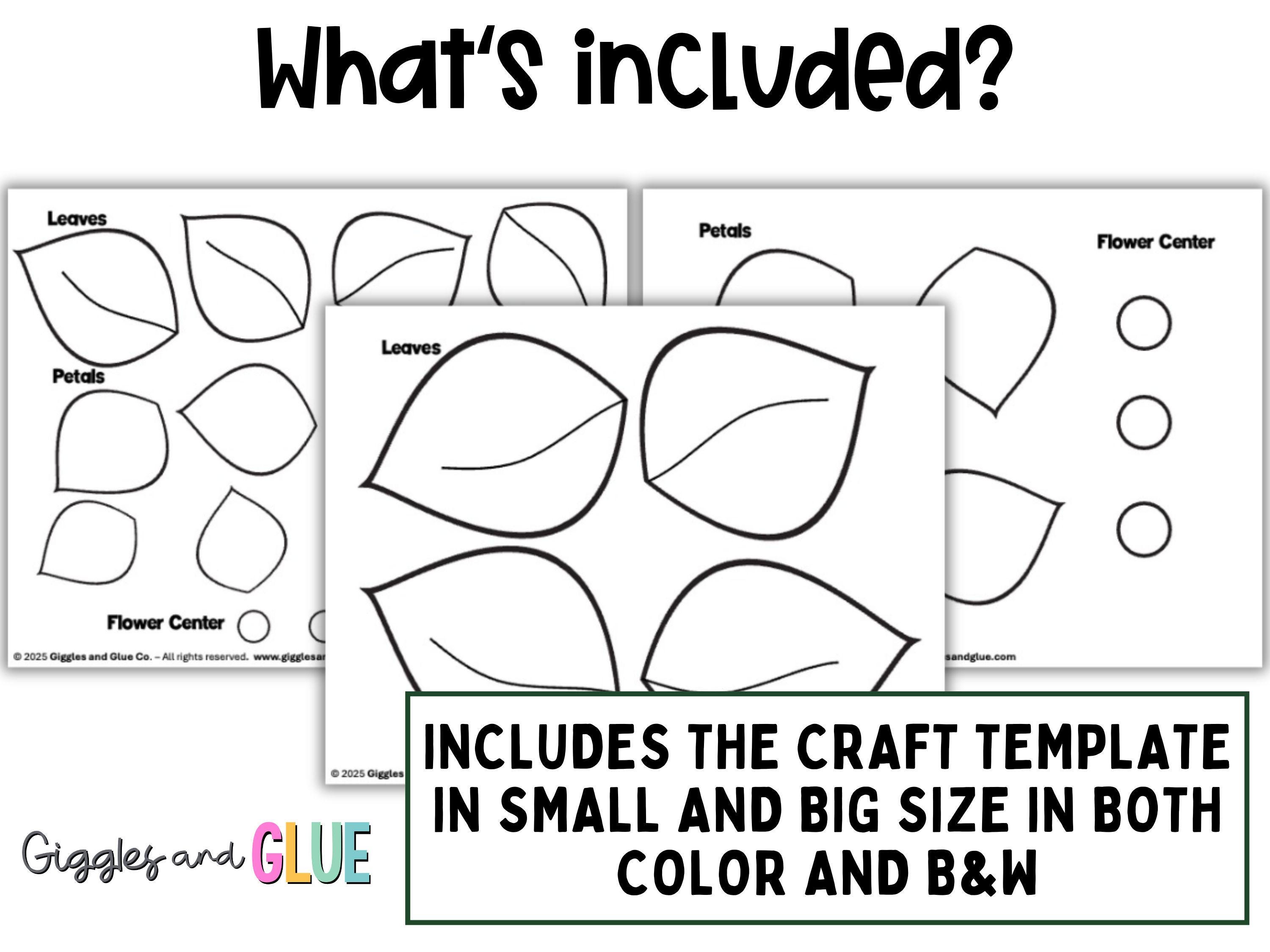 Las Posadas Poinsettia Flower Paper Craft Printable Template ELA ...