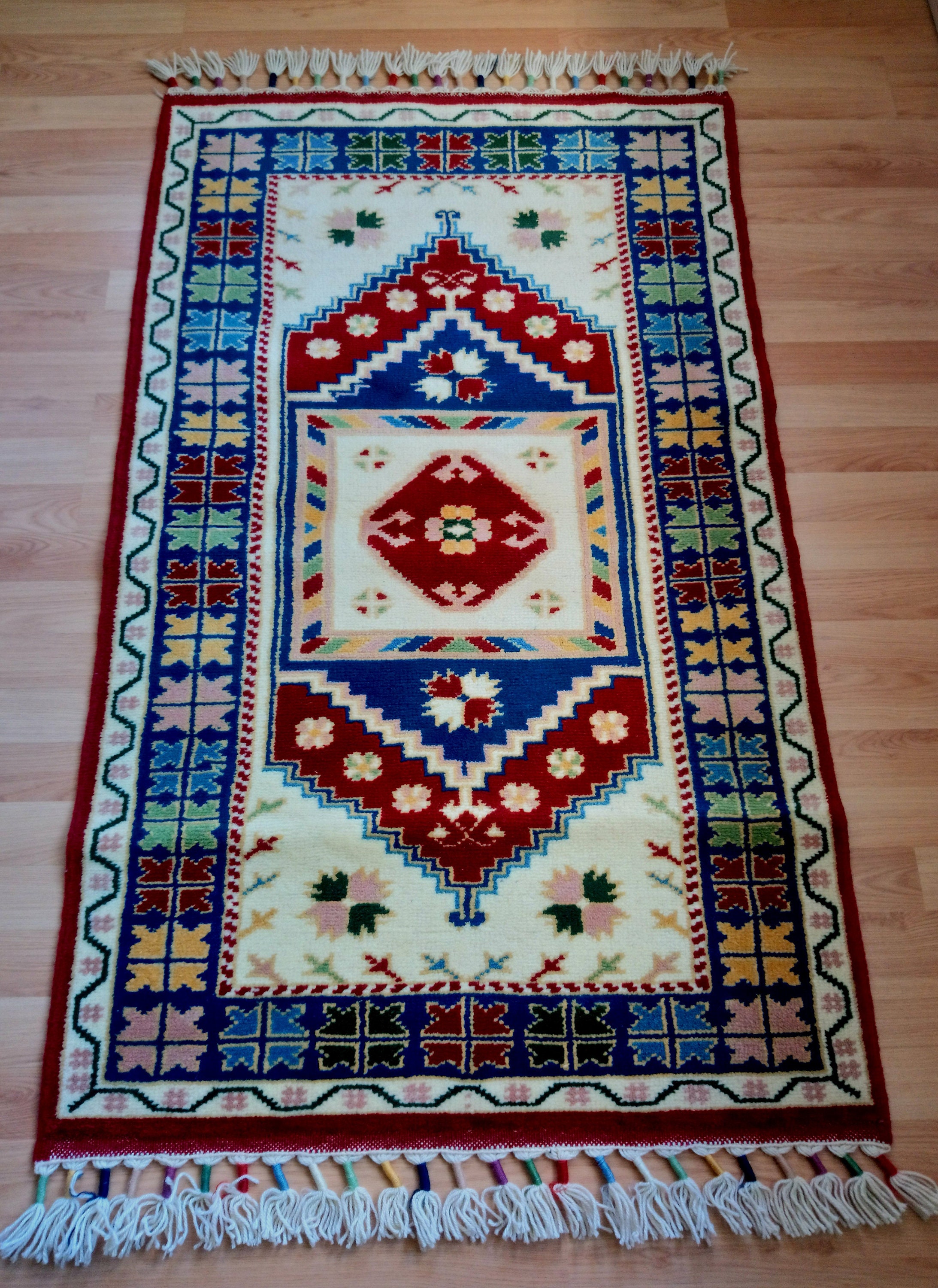 Turkish Handmade Anatolian Wool Rug, Brand New Hand-knotted Rug ...