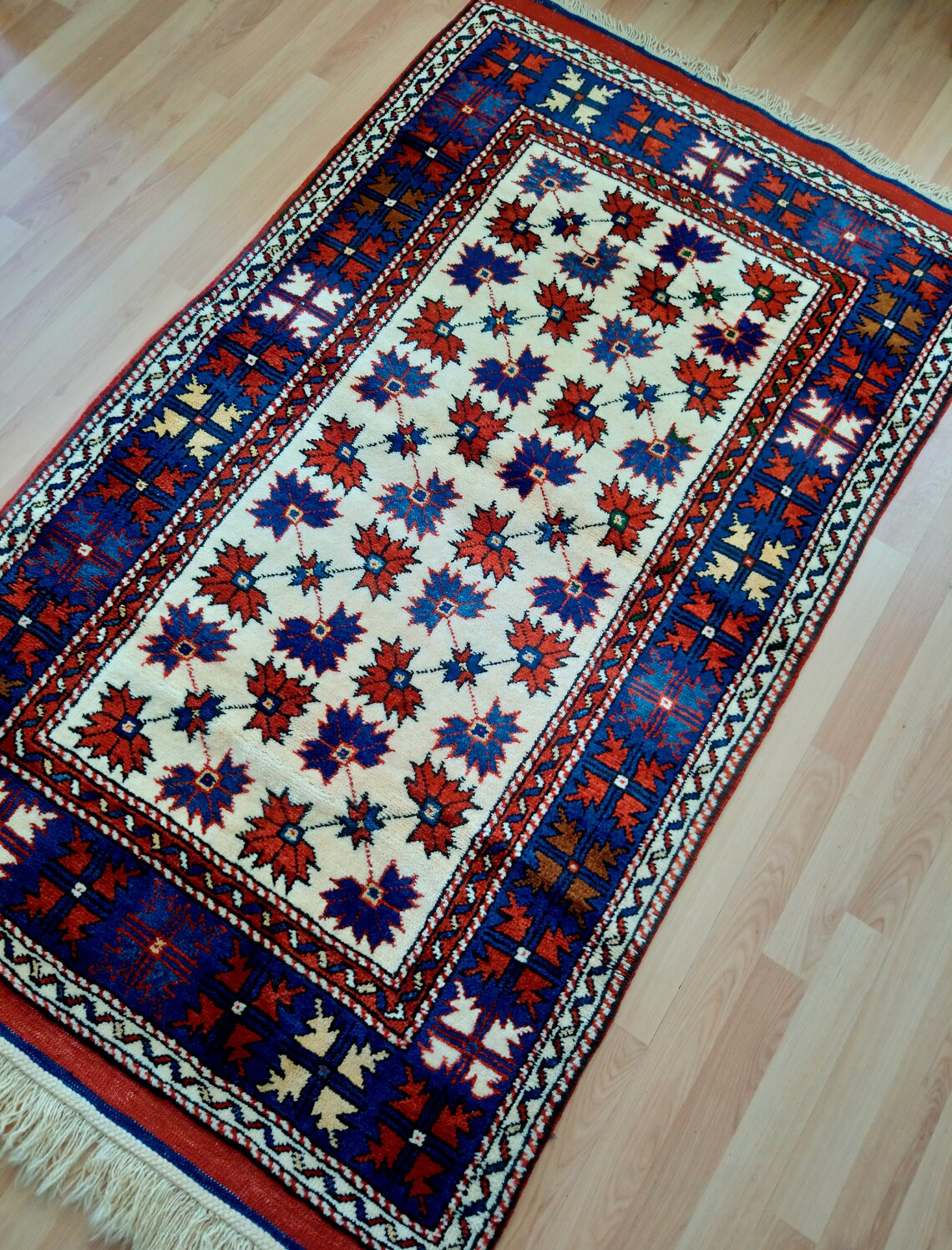 Turkish Very Rare Brand New Handmade Wool Carpet 3.3 X 5.7 Ft Canakkale ...