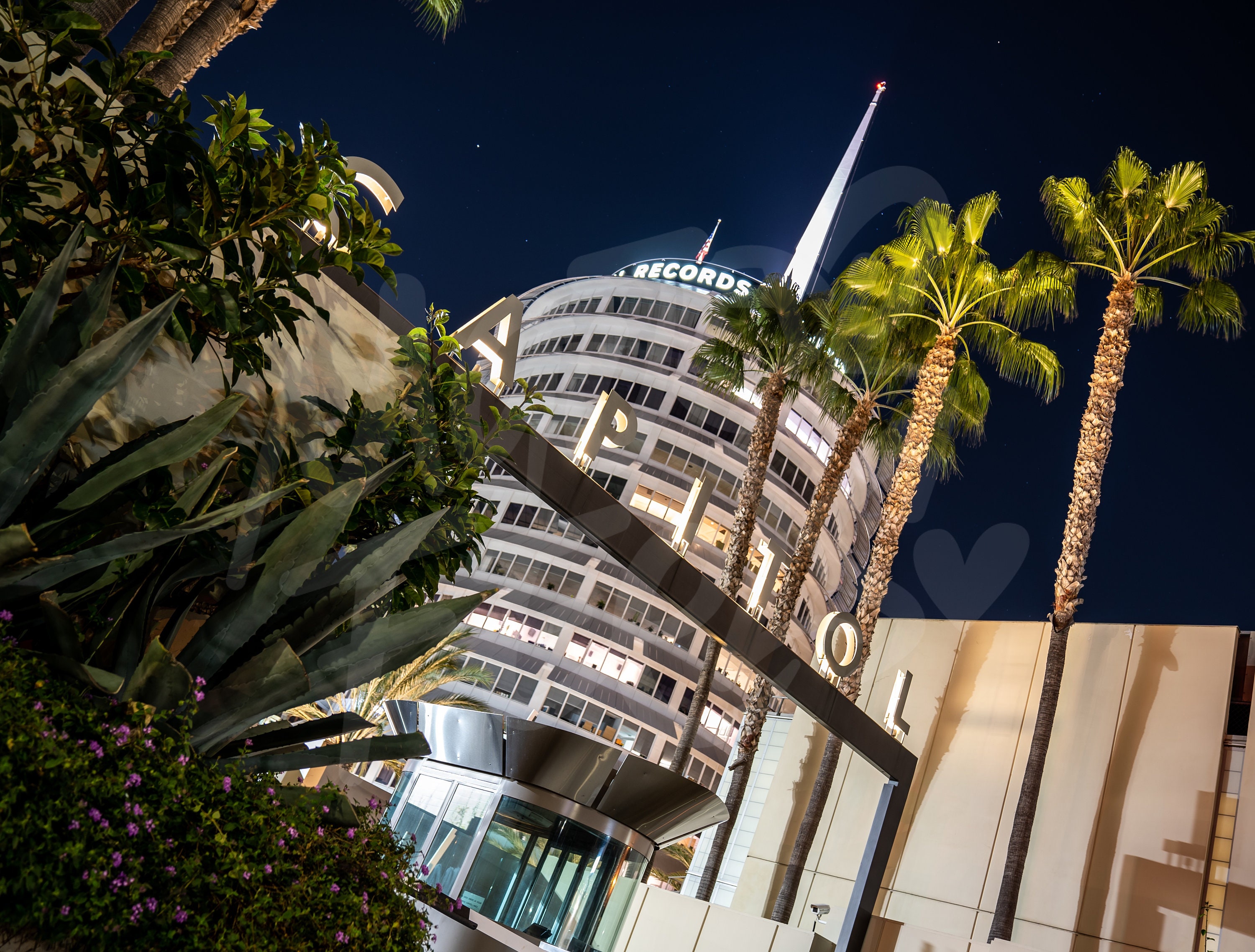 Capitol Records Hollywood Digital Download Wall Art & Decor - Etsy ...