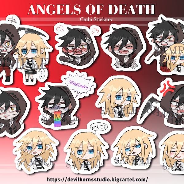 Angels of Death Stickers - Etsy