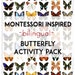 Montessori Inspired Bilingual Butterfly Activities (3-part Cards: Life ...