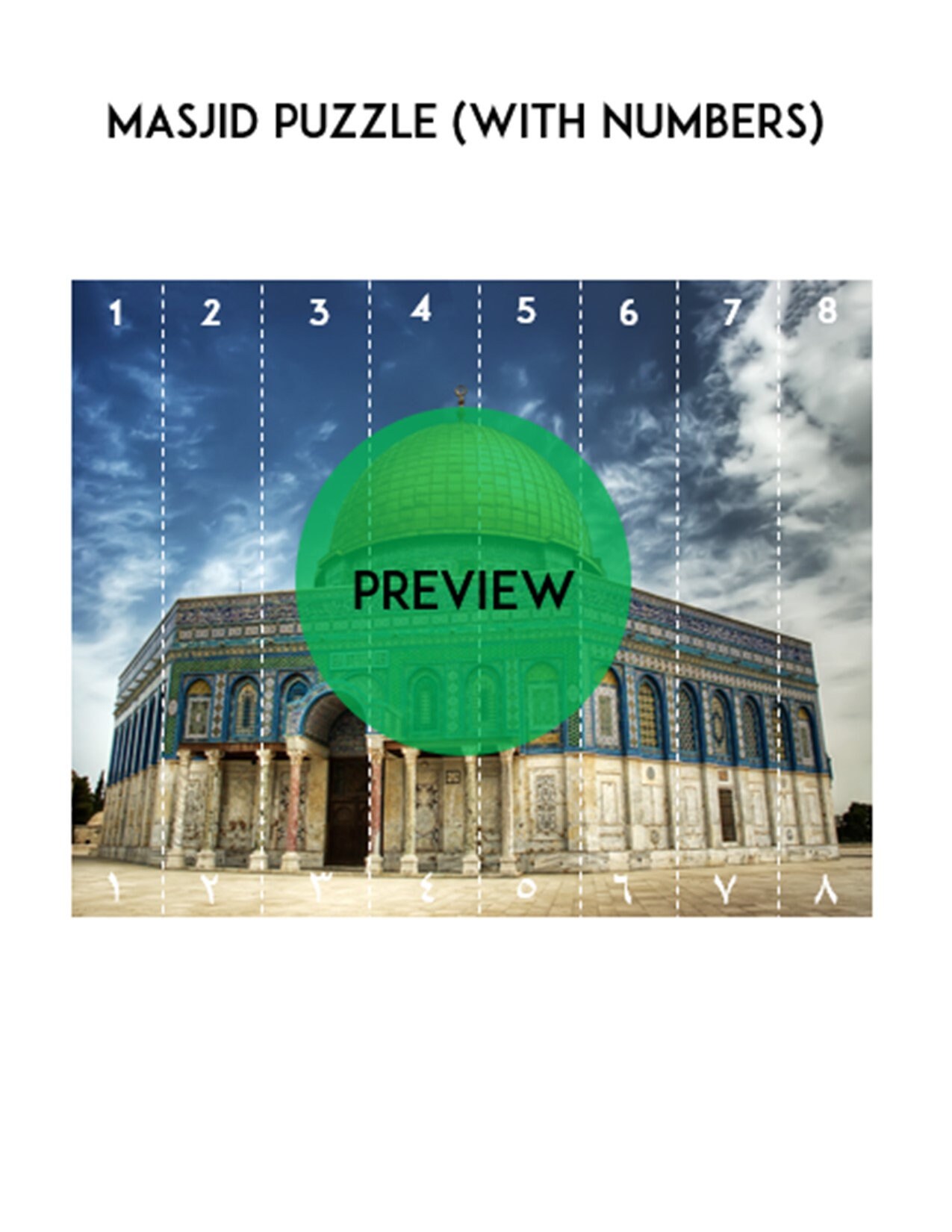 Mosques Mentioned in the Quran Montessori 3-part Nomenclature Cards - Etsy