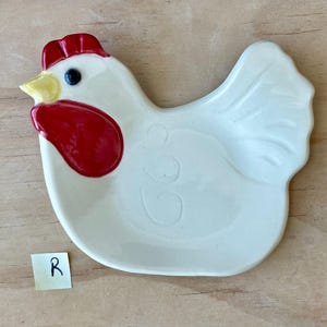 Chicken Ceramic Spoon Rest From Grammy's Divine Designs Country Farm ...