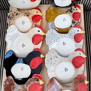 Chicken Ceramic Spoon Rest From Grammy's Divine Designs Country Farm ...