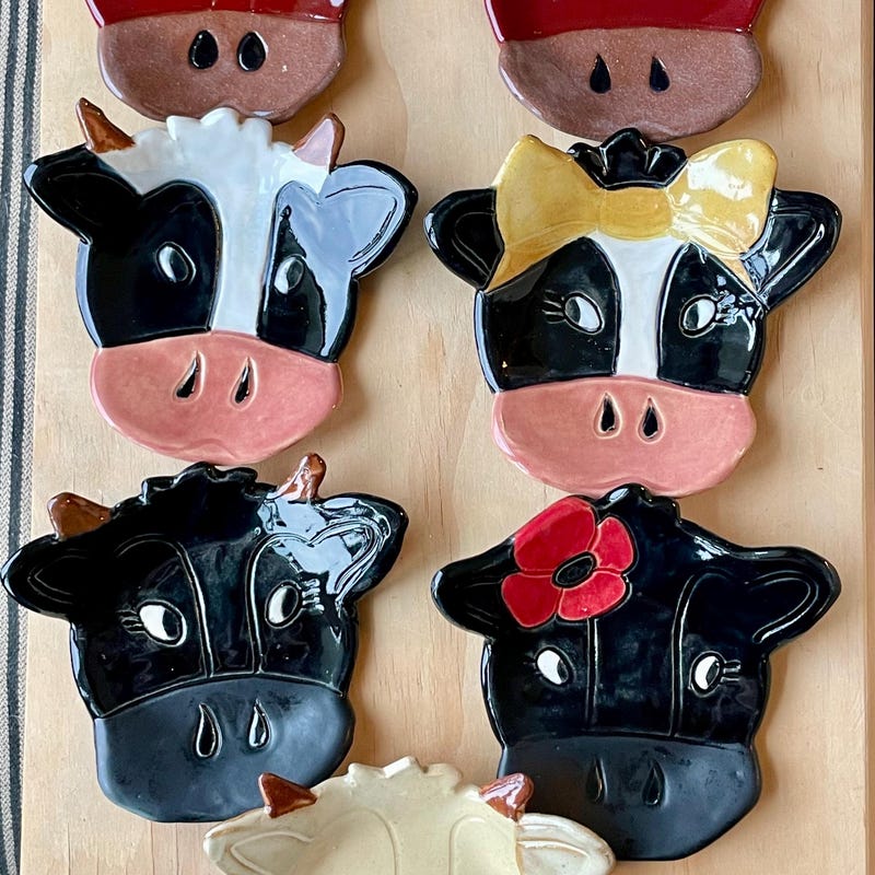Cow Spoon Rest - Etsy