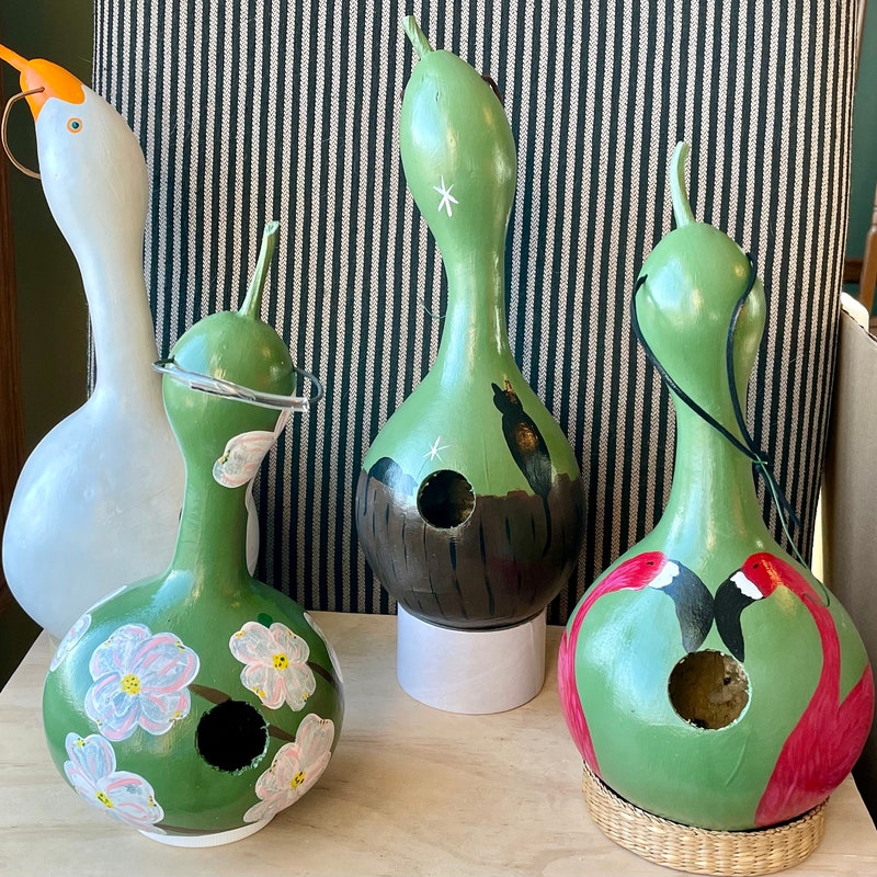 Gourd Bird House - Etsy
