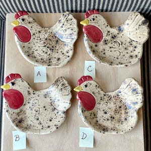 Chicken Ceramic Spoon Rest From Grammy's Divine Designs Country Farm ...