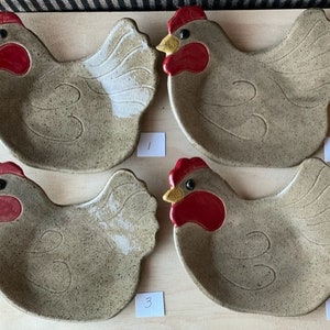 Chicken Ceramic Spoon Rest From Grammy's Divine Designs - Etsy