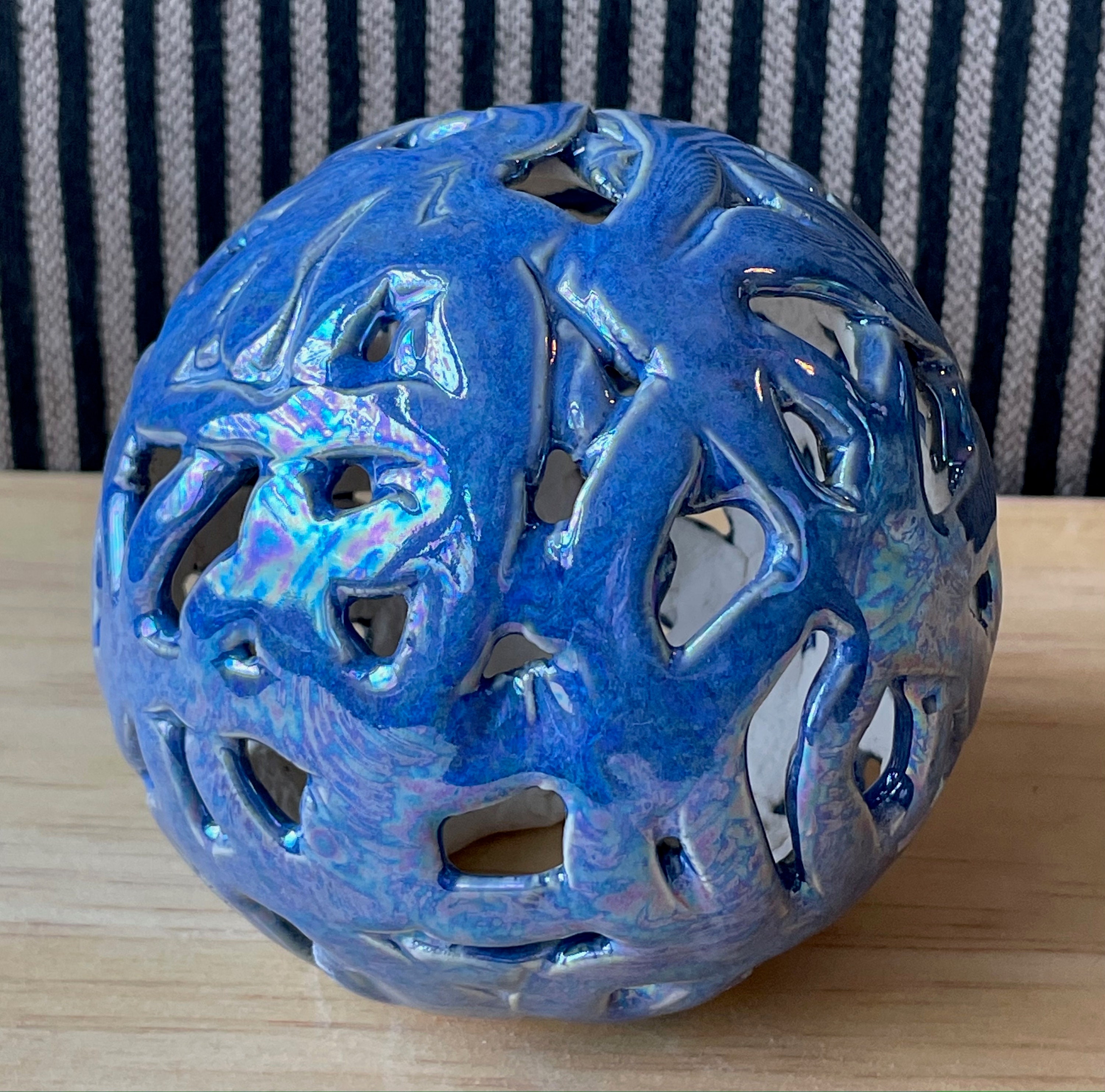 Garden Orbs: Adorable 3.75 Hand-made Stoneware Ceramic Pottery Orbs - Etsy