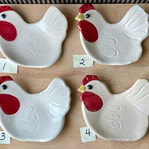 Chicken Ceramic Spoon Rest From Grammy's Divine Designs Country Farm ...