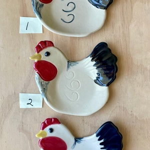 Chicken Ceramic Spoon Rest From Grammy's Divine Designs Country Farm ...
