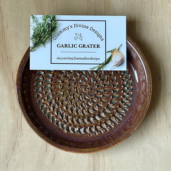 Ceramic Garlic Grater - Etsy