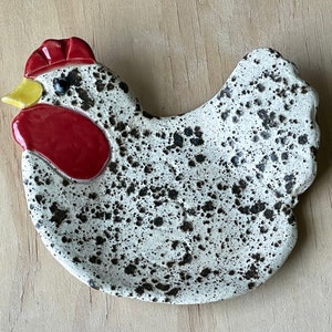 Chicken Ceramic Spoon Rest From Grammy's Divine Designs Country Farm ...