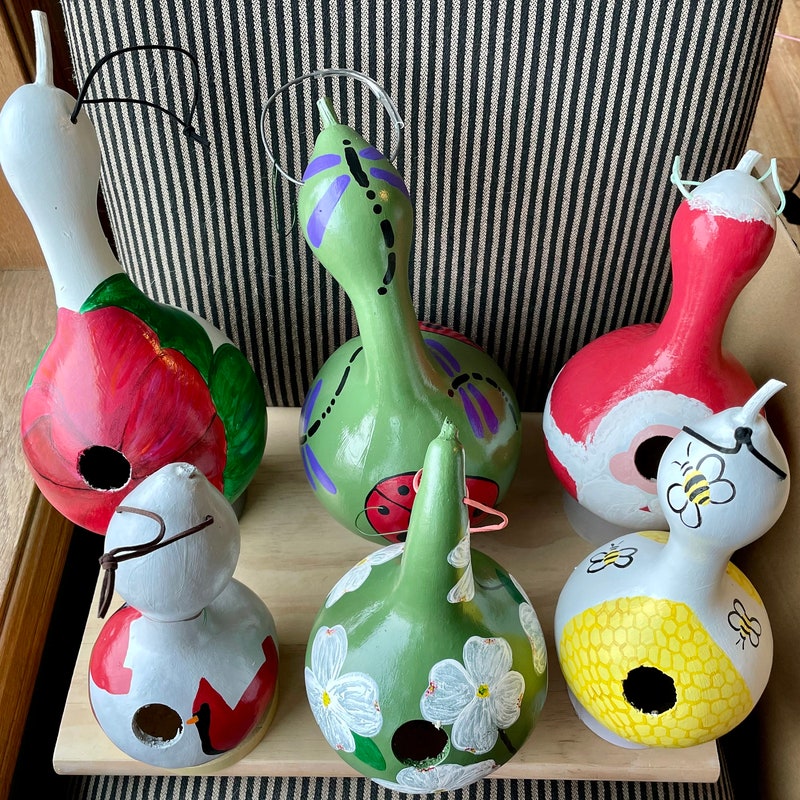 Gourd Bird House - Etsy
