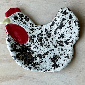 Chicken Ceramic Spoon Rest From Grammy's Divine Designs Country Farm ...