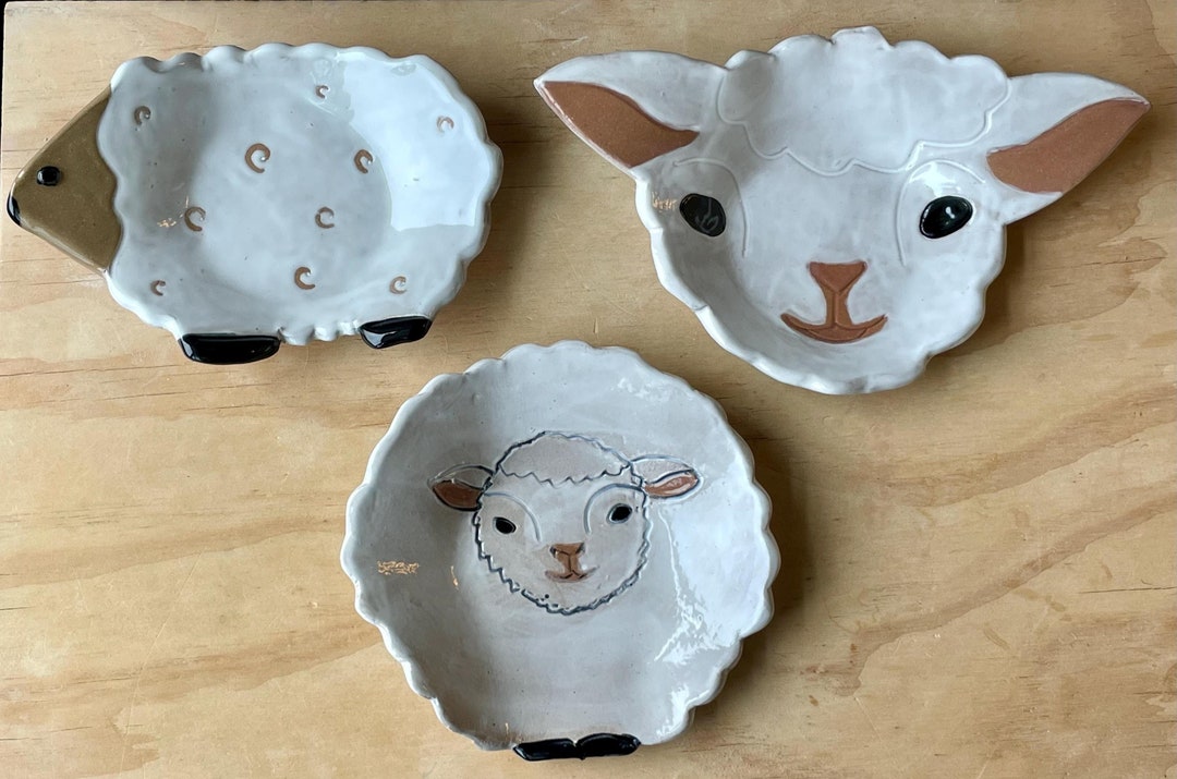 Sheep (lamb) Spoon Rest From Grammy's Divine Designs Country Farm ...