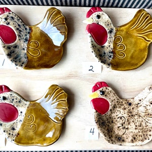 Chicken Ceramic Spoon Rest From Grammy's Divine Designs Country Farm ...