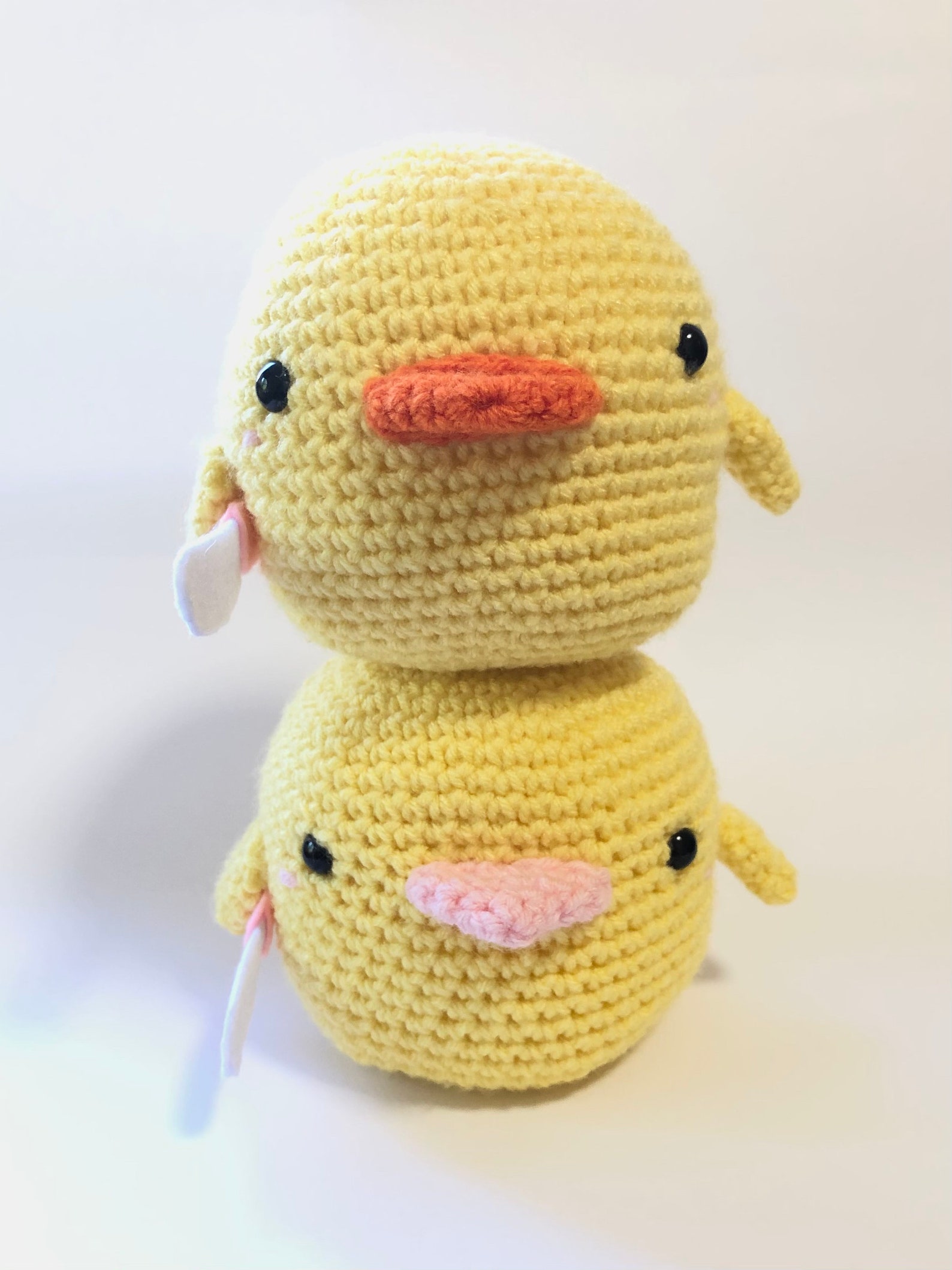 Stabby Duck/Chick Amigurumi Crochet Plush | Etsy