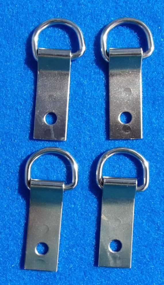 Lot of 4 clip and D ring. dee is 5/8 and clip is 1 | Etsy