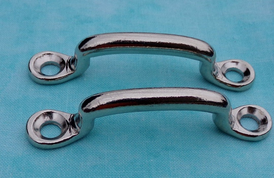 Lot of 2 Footman Loop.. Nickel Plated 1 1/2" - Etsy
