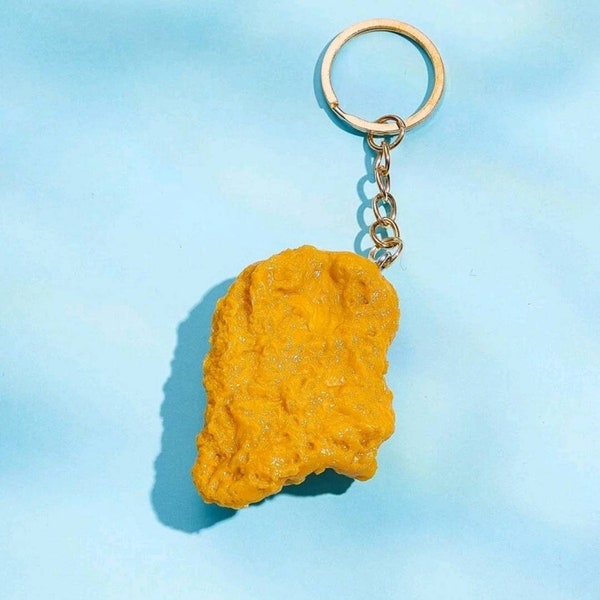 Realistic Chicken Nugget Keychain - Etsy
