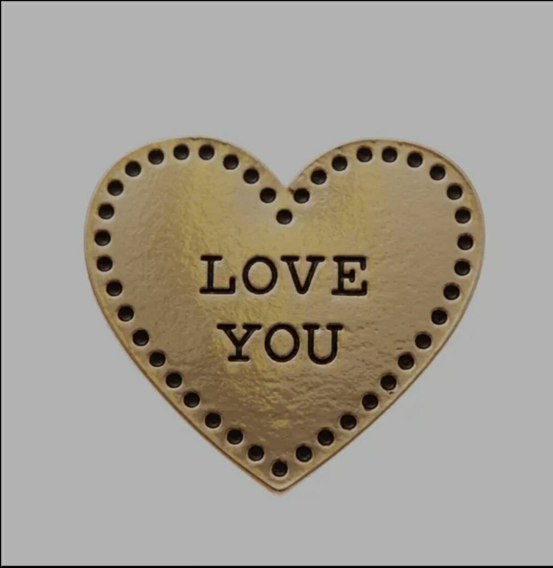 Love Heart Pin Collectable Enamel Button Back Brooch Badge - Etsy