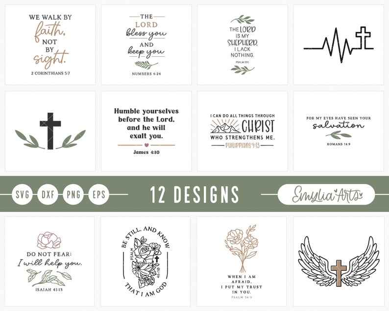 Christian Svg Bundle Religious Svg Scripture Svg Bible - Etsy