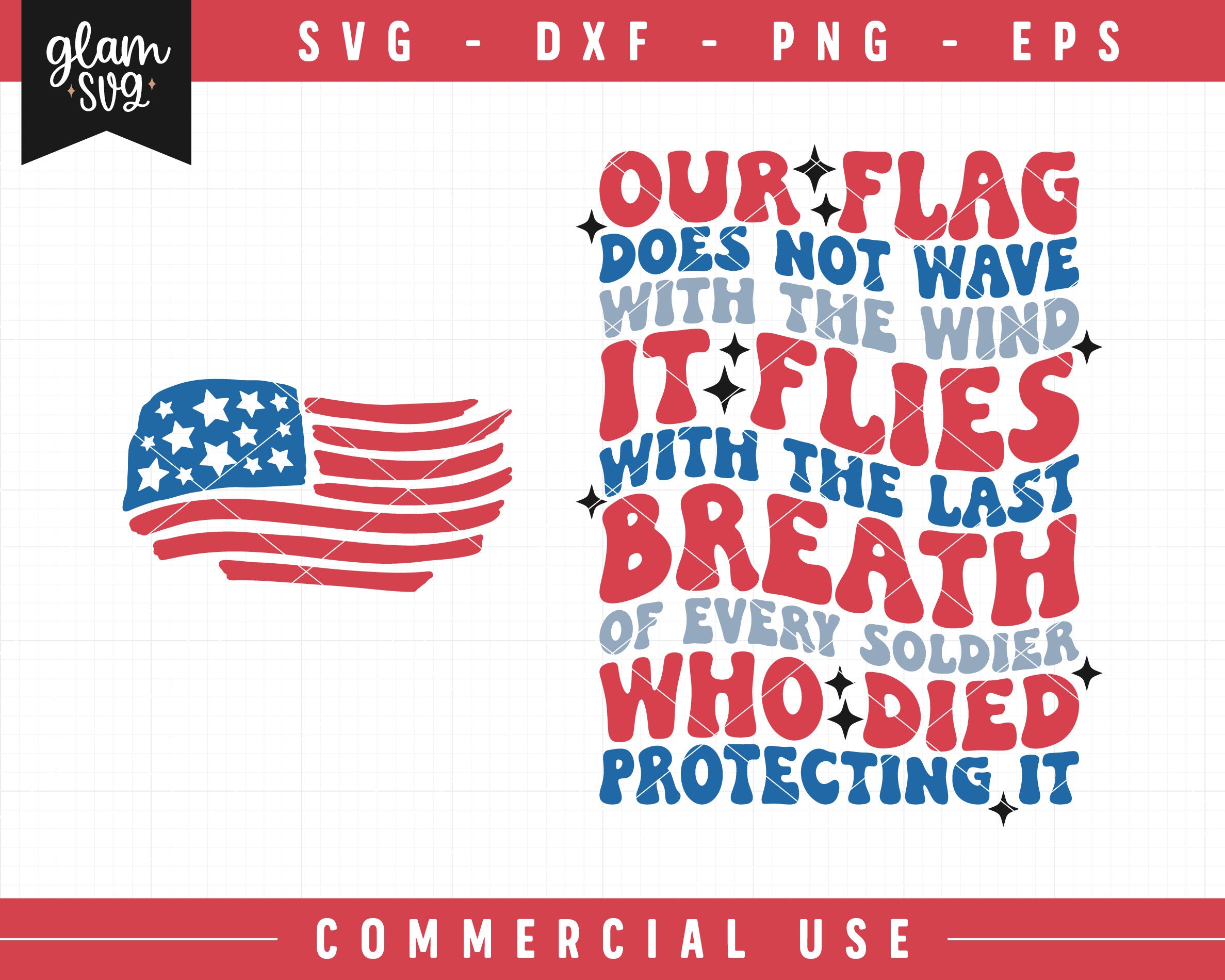 Our Flag Does Not Wave With the Wind SVG Fourth of July SVG - Etsy