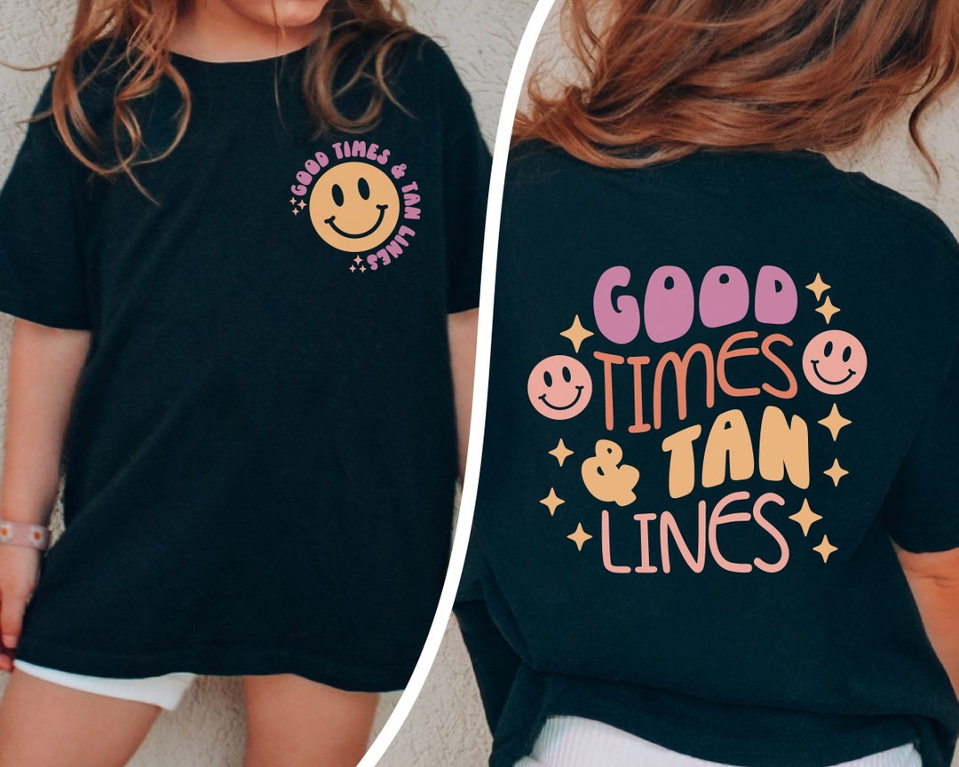 Good Times & Tan Lines SVG PNG, Sunset Vibes, Summer Svg, Svg Files for ...