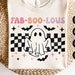 Fab Boo Lous Retro SVG Cute Ghost SVG Retro Halloween SVG Digital ...