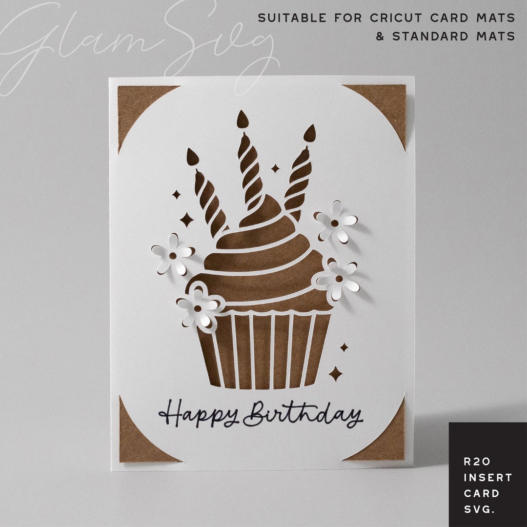 Birthday Insert Card SVG | R20 Cricut Joy Insert Card SVG | Birthday ...