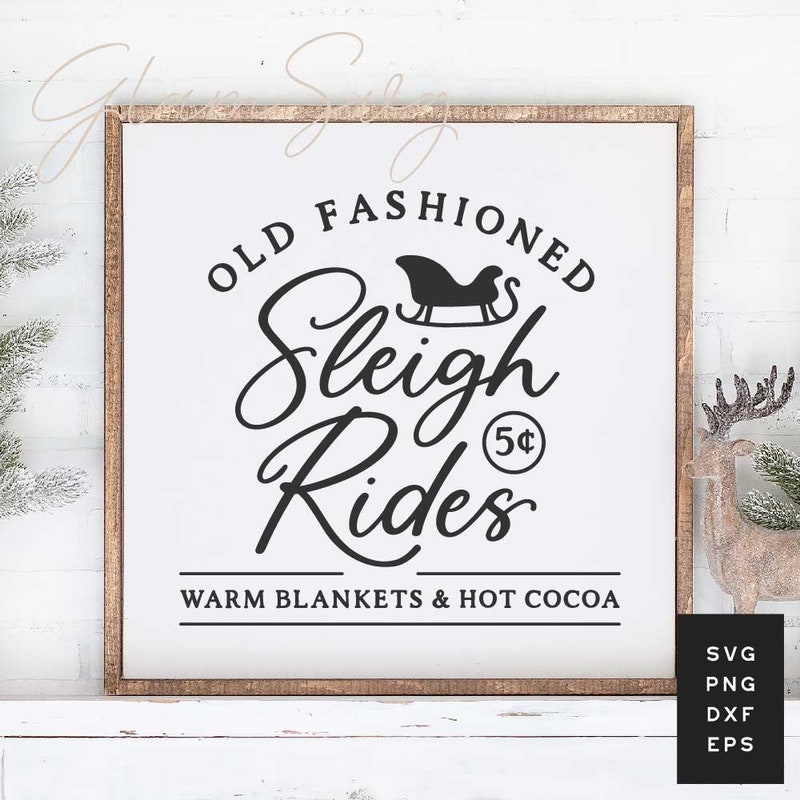 Sleigh Ride Svg - Etsy