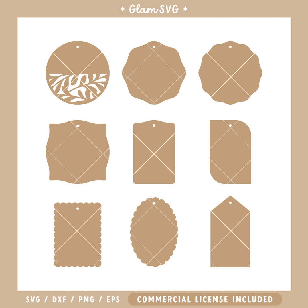 Gift Tags SVG Bundle | SVG Cut Files for Cricut | Digital Download - Etsy