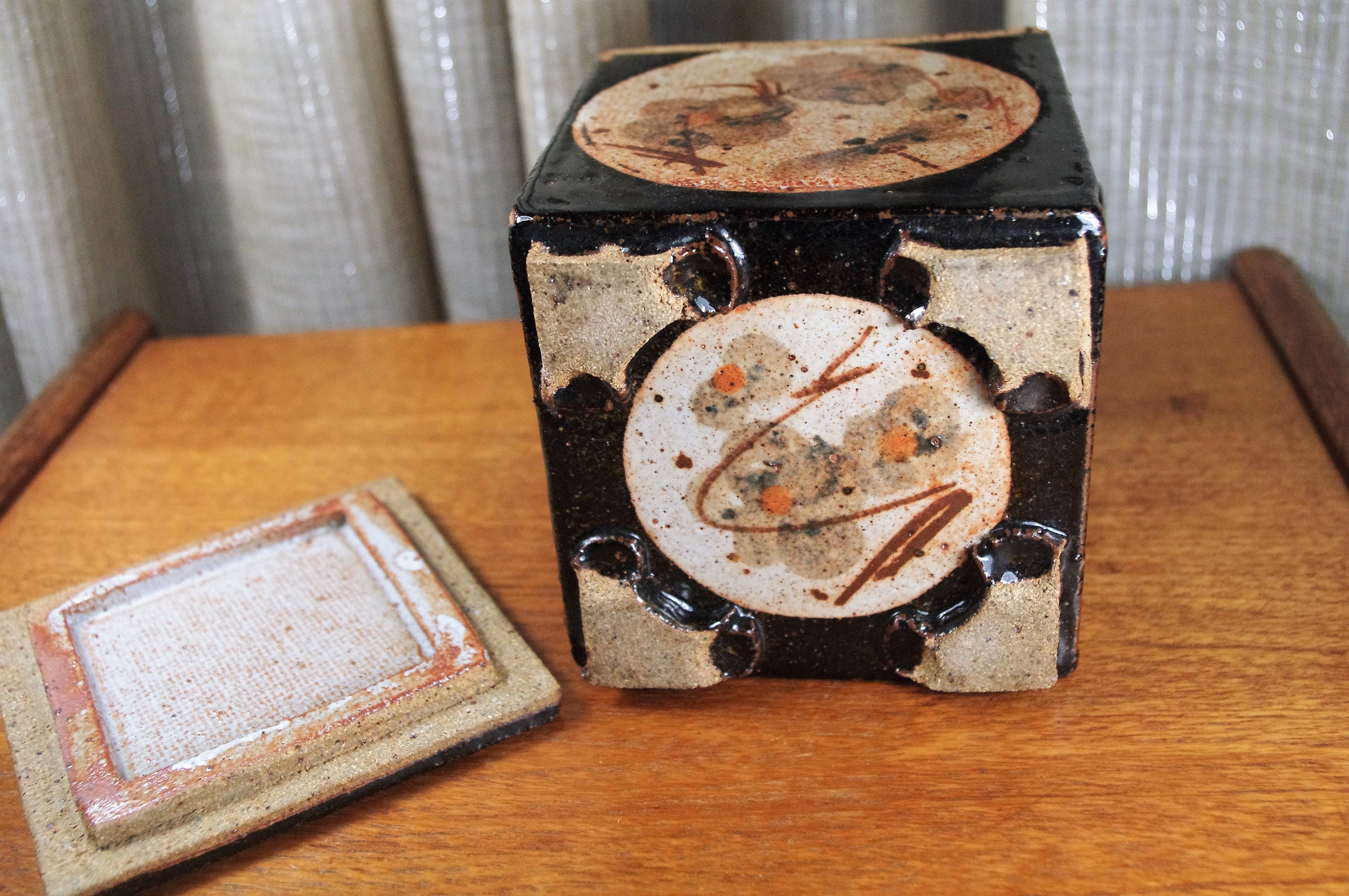 Scottish Potter Willie Carter, Top Farm Pottery Oriental Inspired ...
