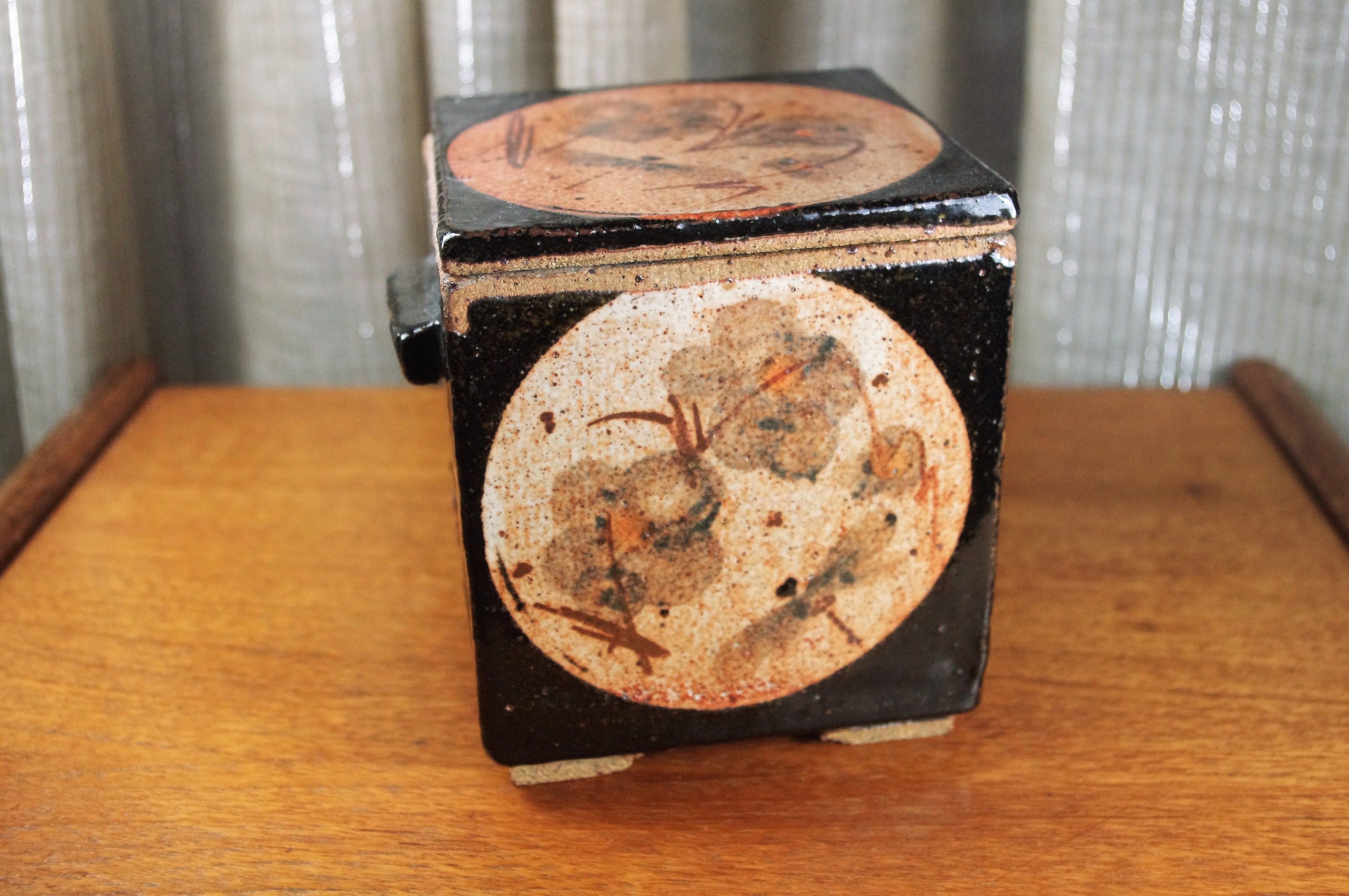 Scottish Potter Willie Carter, Top Farm Pottery Oriental Inspired ...