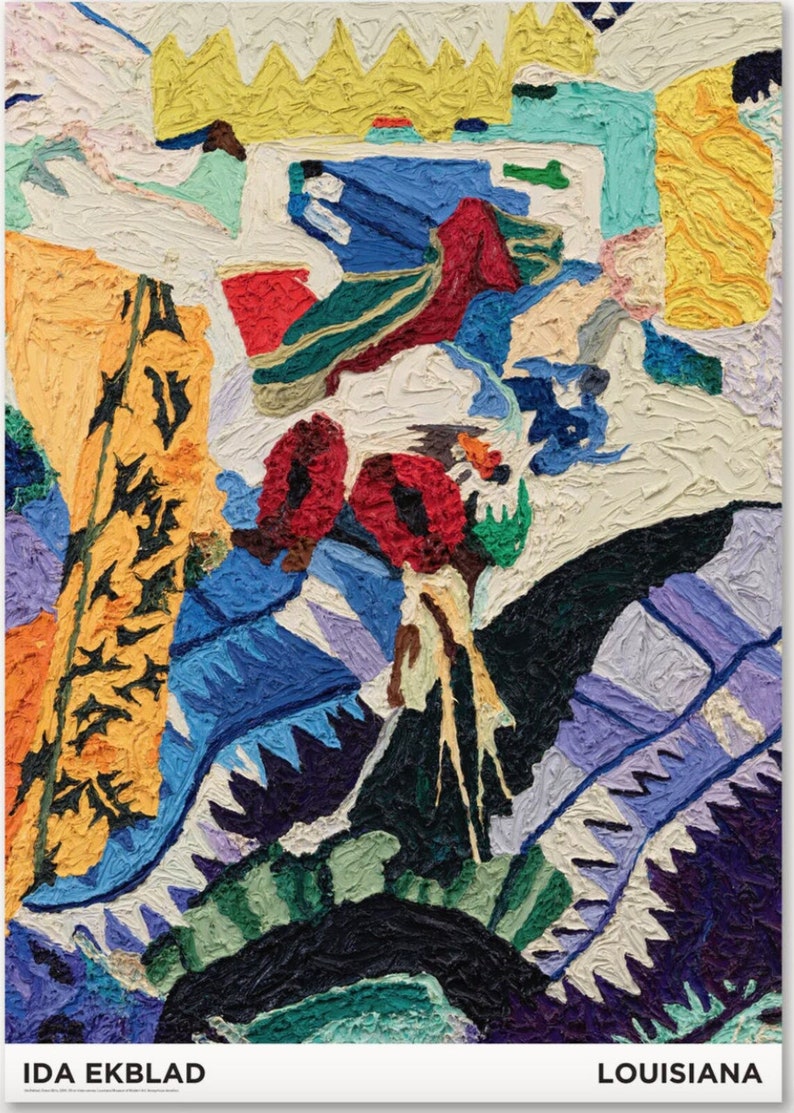 Ida Ekblad Original Exhibition Poster / Print Circa: 2020 - Etsy