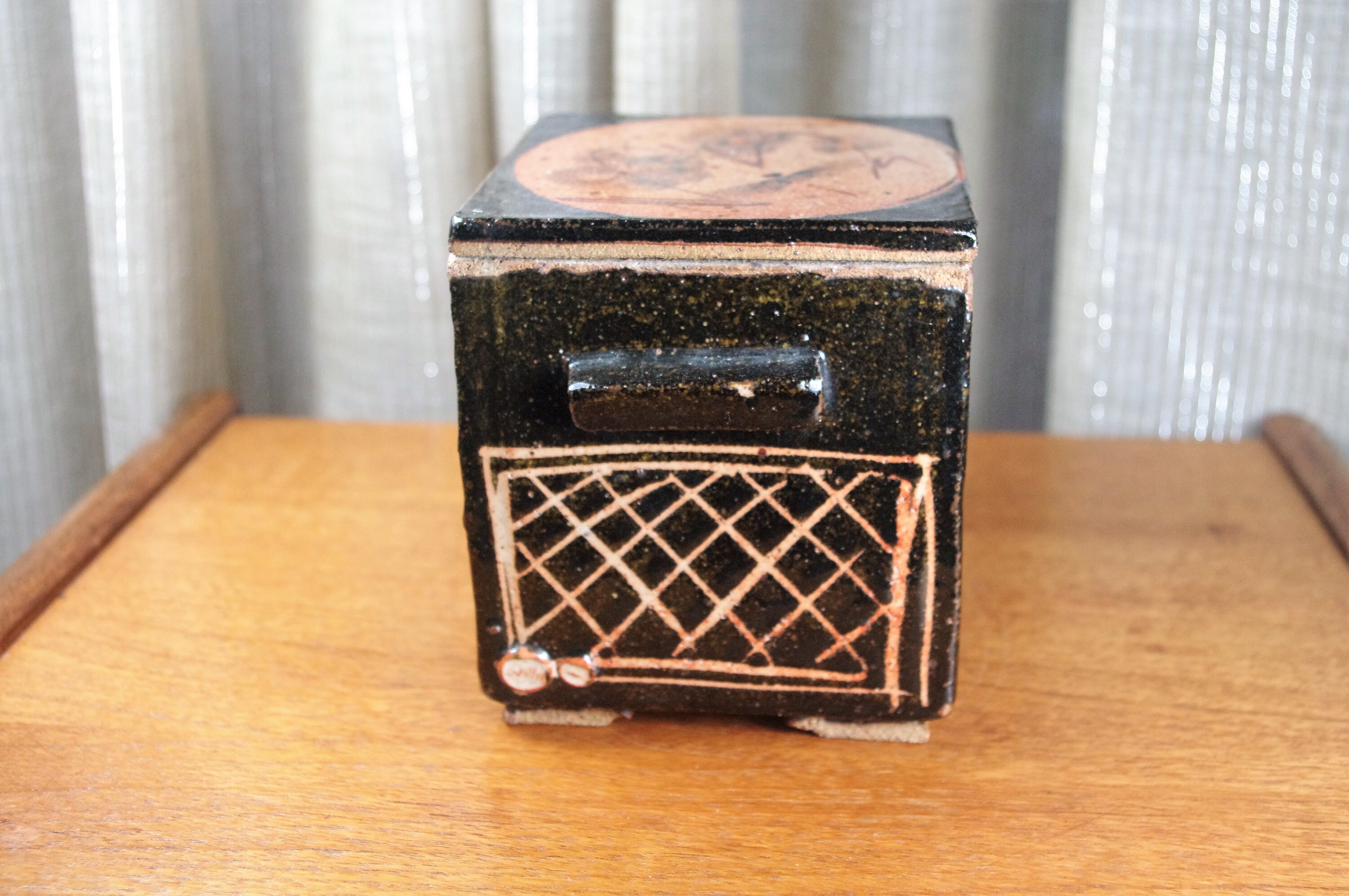 Scottish Potter Willie Carter, Top Farm Pottery Oriental Inspired ...