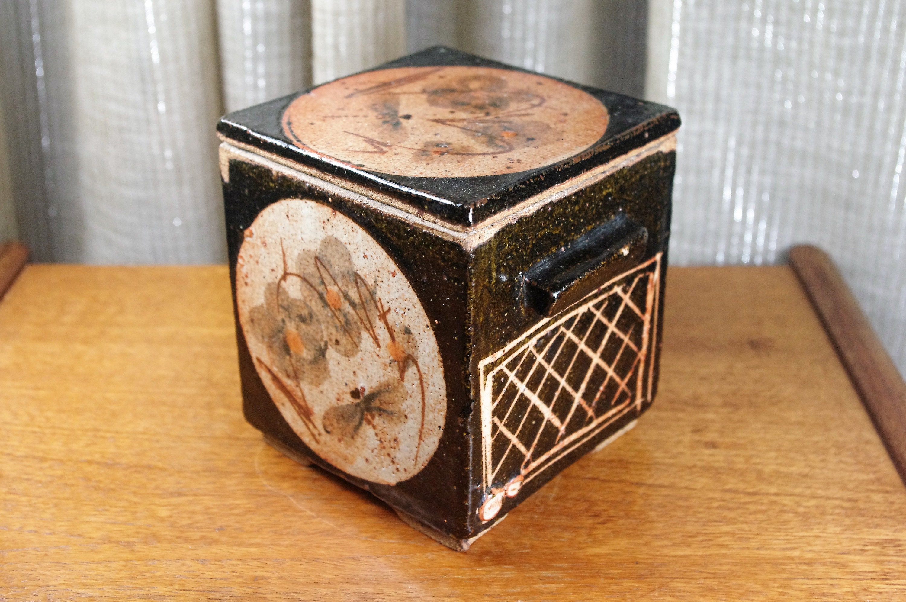 Scottish Potter Willie Carter, Top Farm Pottery Oriental Inspired ...