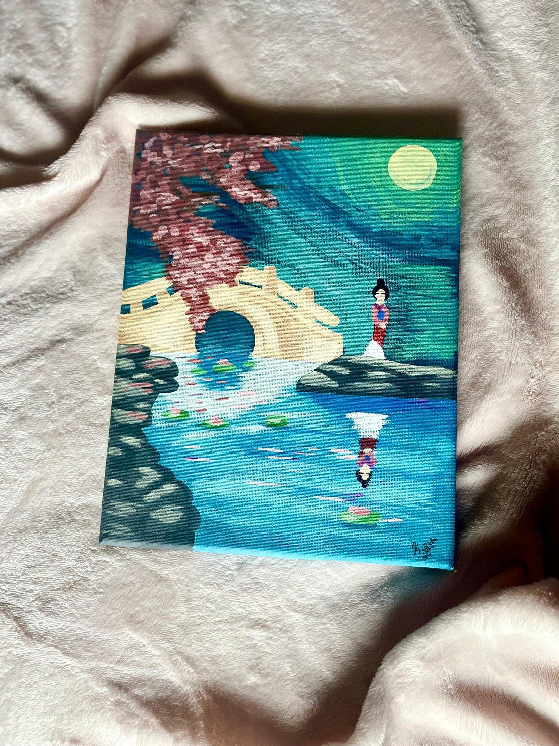 Mulan Inspired Acrylic Painting - Etsy