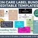 55 Skin Care Label Templates for Handmade Businesses Editable in Canva ...