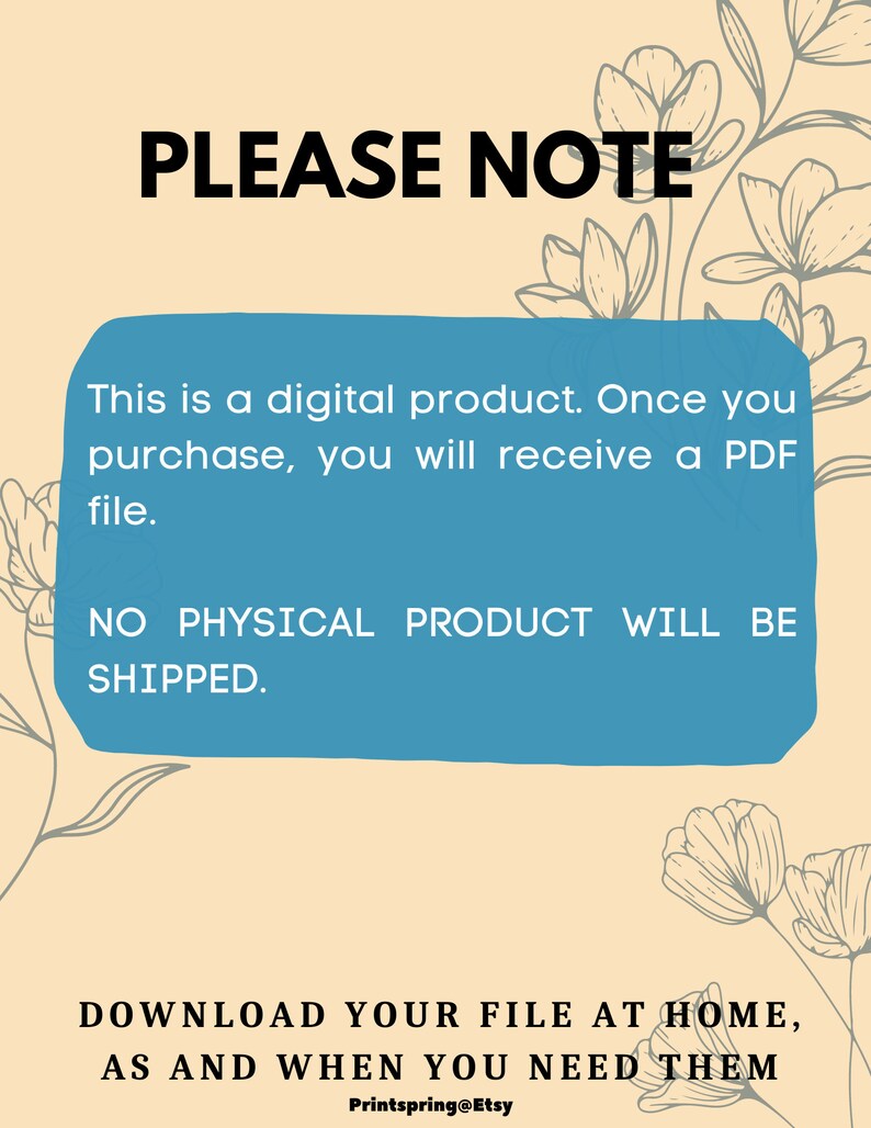 Printable Easter Card Instant Digital Download, 5x7 Folding Card, Blank ...