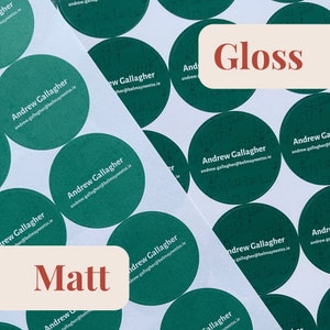 Custom Circle Stickers, 37mm Round Stickers, Sticker Sheets, Logo ...