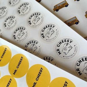 Custom Circle Stickers, 37mm Round Stickers, Sticker Sheets, Logo ...