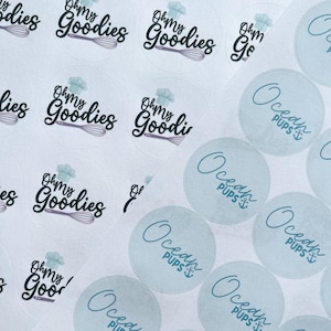 Custom Circle Stickers, 37mm Round Stickers, Sticker Sheets, Logo ...