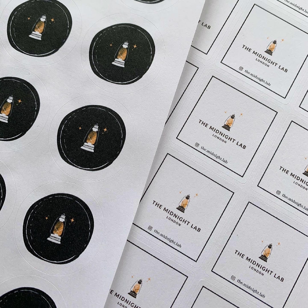 Custom Matt Square Stickers, 37mm Stickers, Sticker Sheets, Logo ...