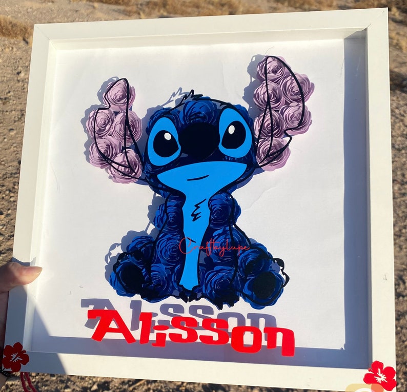 Stitch Flower Shadow Box - Etsy